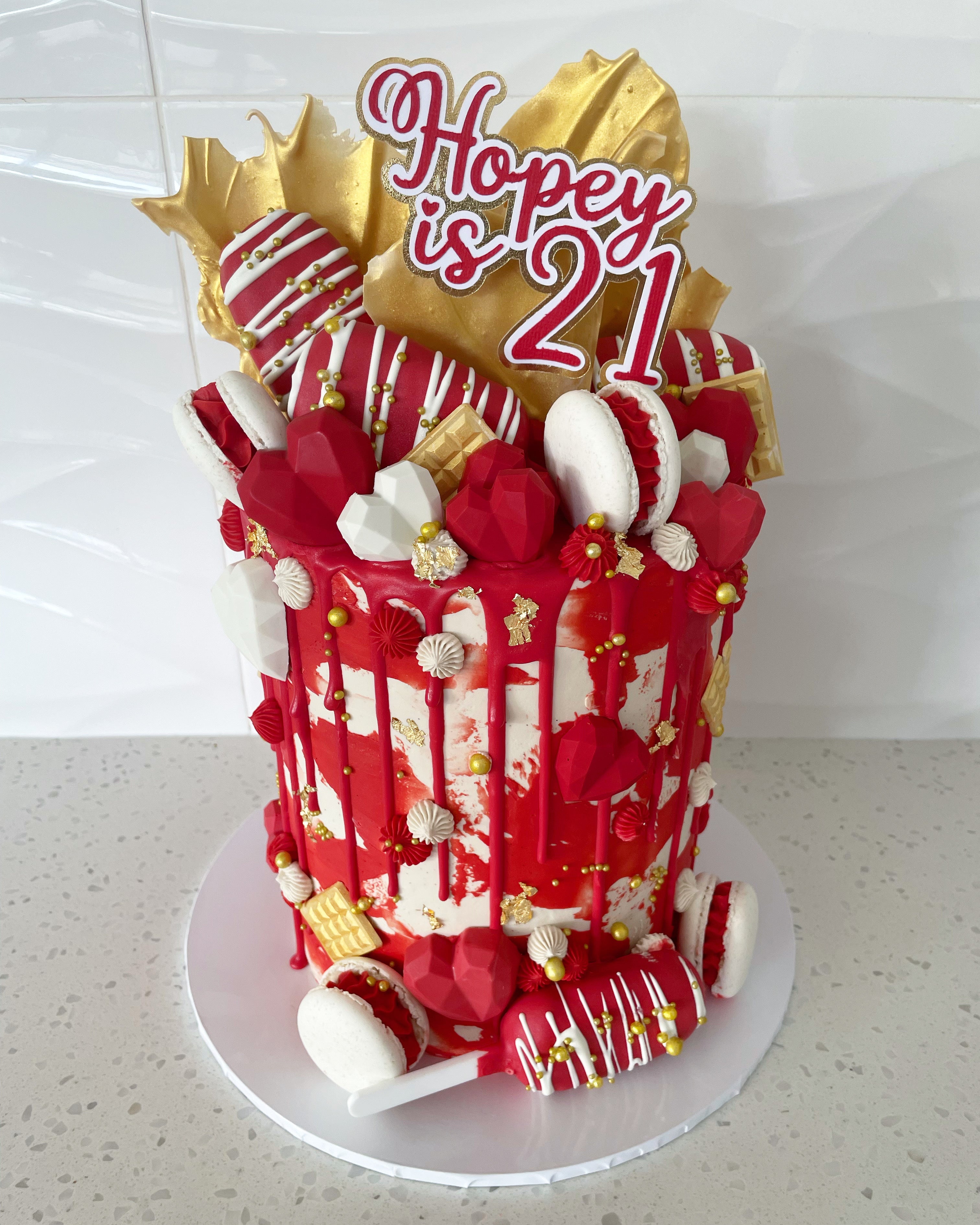 Treat Overload Drip Cake Sugar And Iced